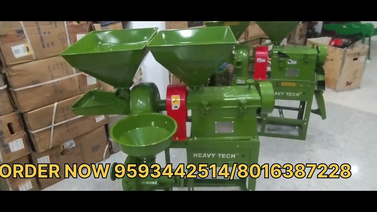 6w300 combined rice mill machine 4HP 400KG #rice mill#assam#bihar # ...