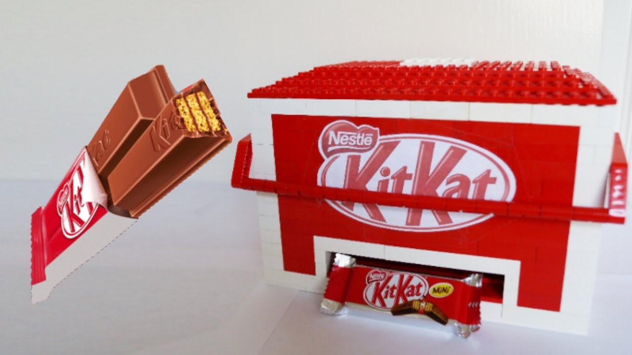Lego - KitKat Mini Dispenser - YouTube
