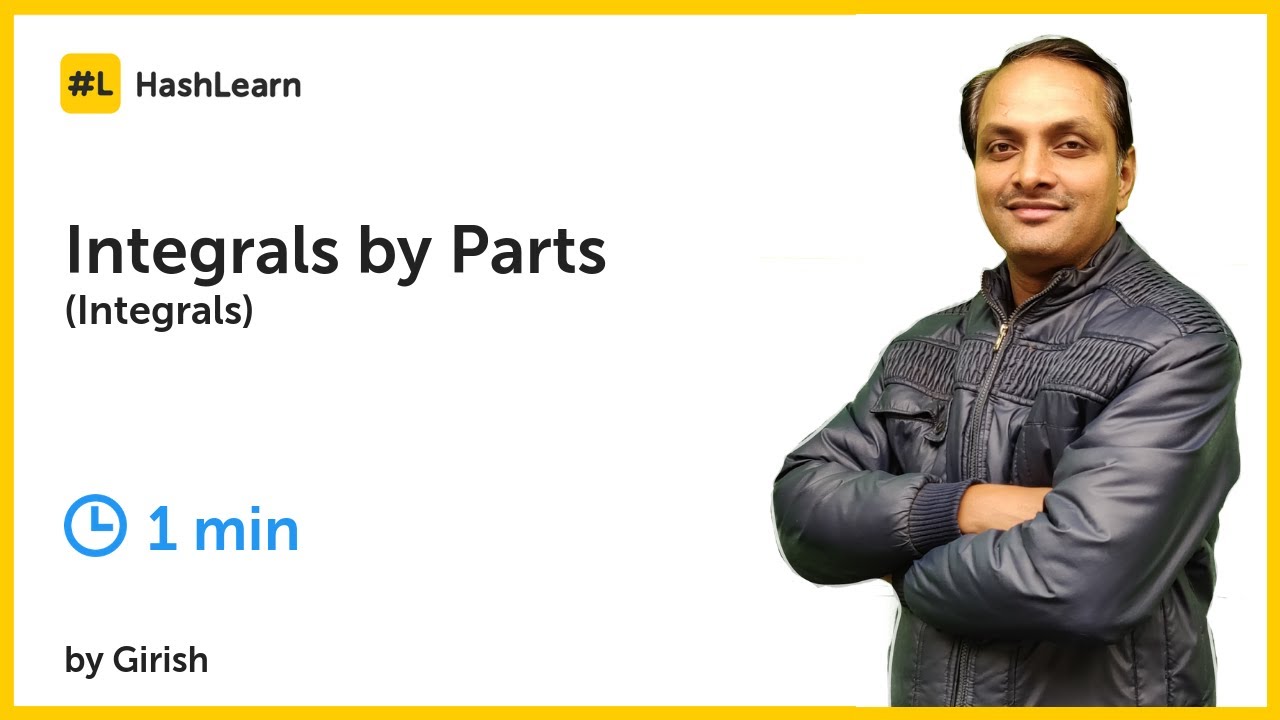 Integrals by parts | Target JEE 2020 - YouTube