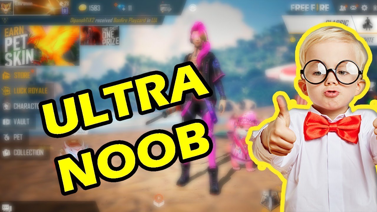 Free Fire Live Stream (Meko Pro banna hai) - Mein Hoon Noob - YouTube