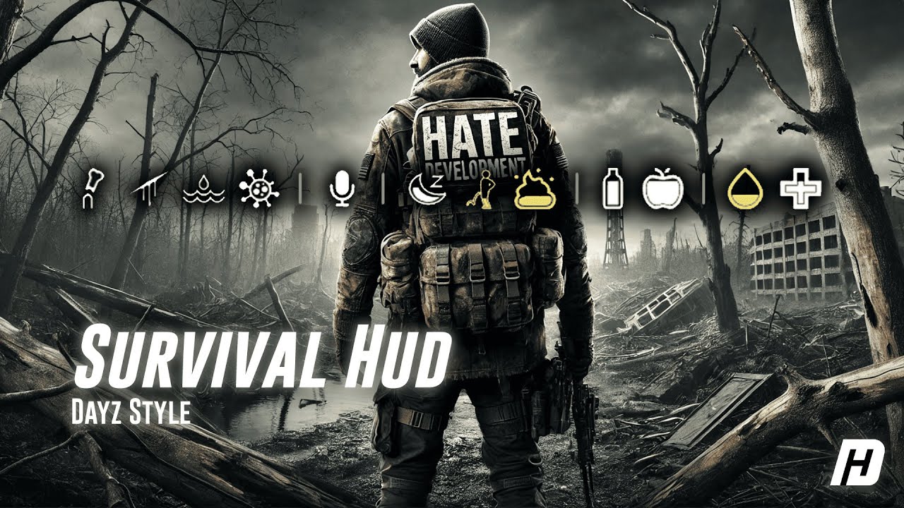 Fivem Survival Hud [DayZ Inspired] - YouTube