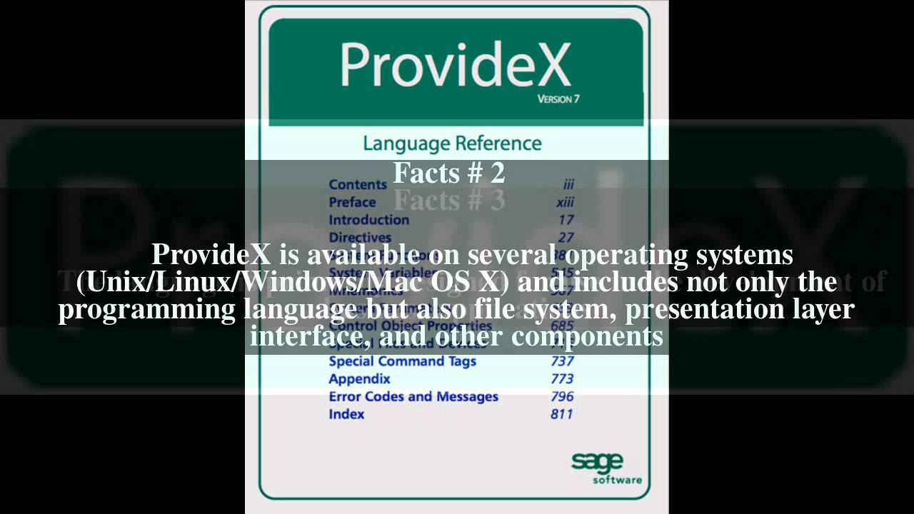 ProvideX Top # 5 Facts - YouTube