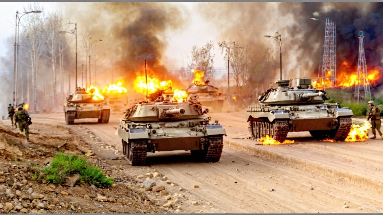 just happened! dozens of German leopard 2A6 tanks were destroyed by ka ...