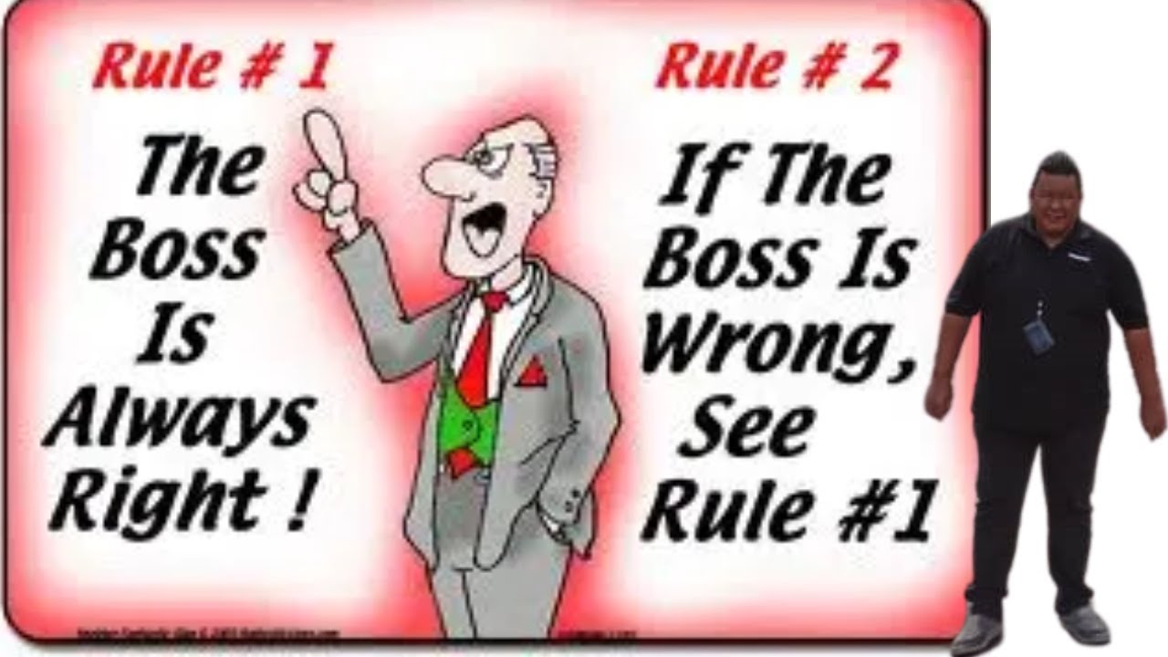 BOSS ALWAYS RIGHT PATUT JADI AMALAN - YouTube