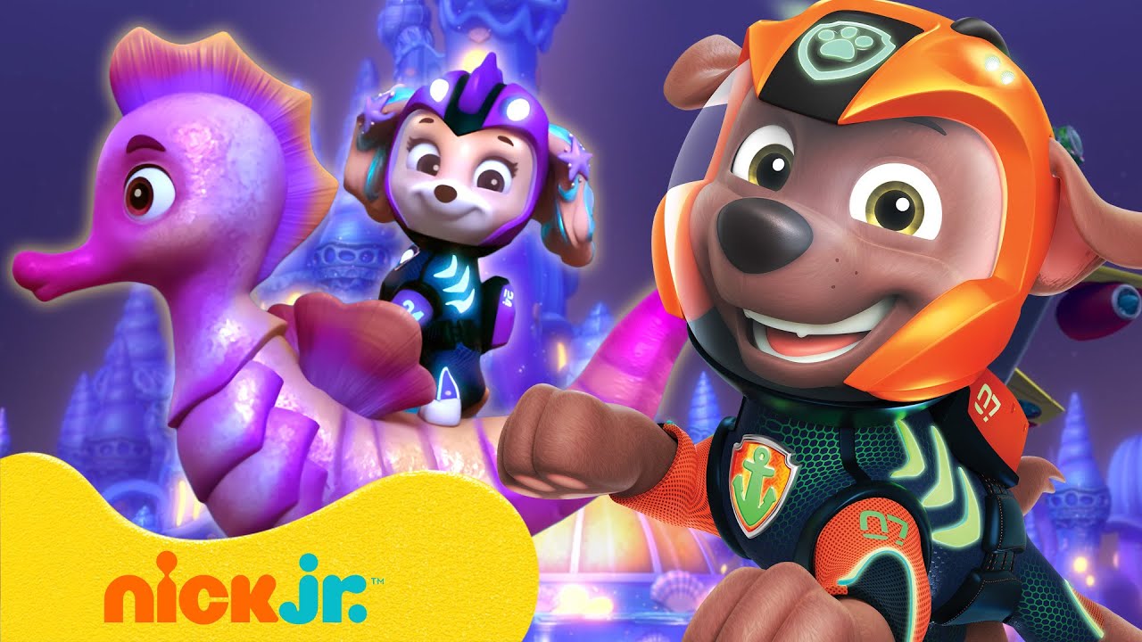 PAW Patrol Mer-Pup Rescues! #2 w/ Coral & Zuma | 10 Minutes | Nick Jr ...