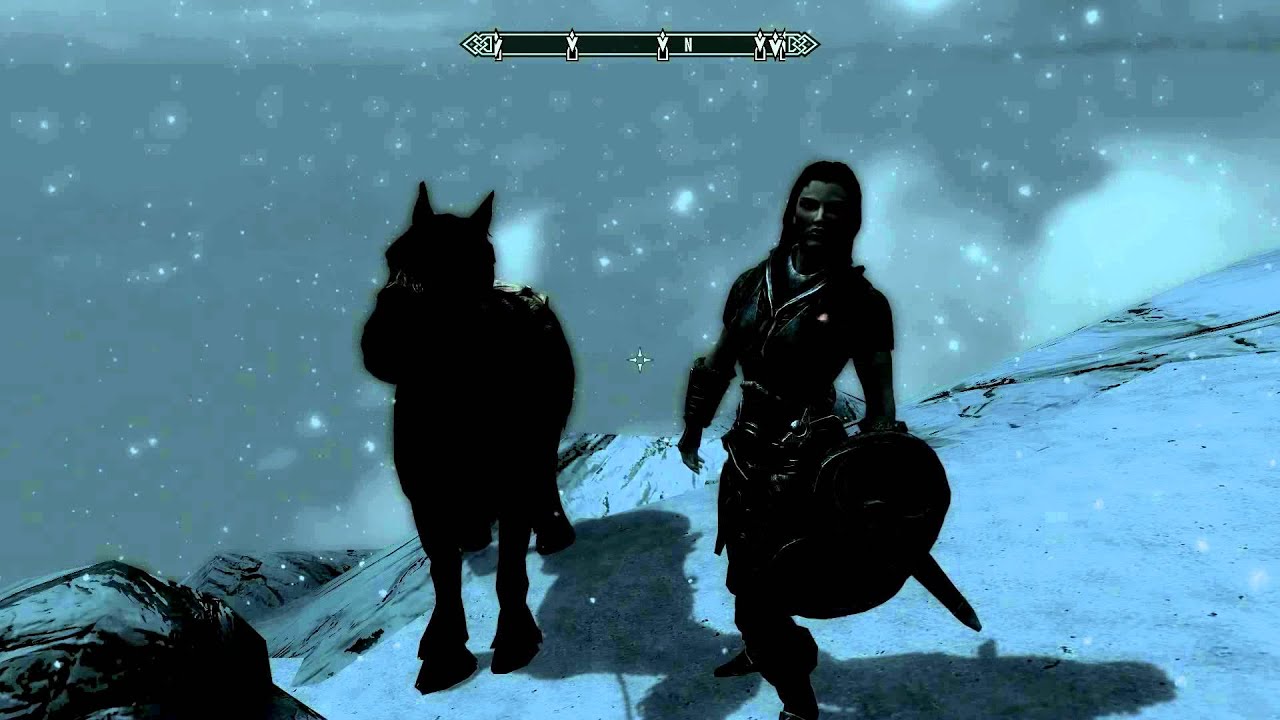 SKYRIM shout FUS RO DAH Male & Female characters - YouTube