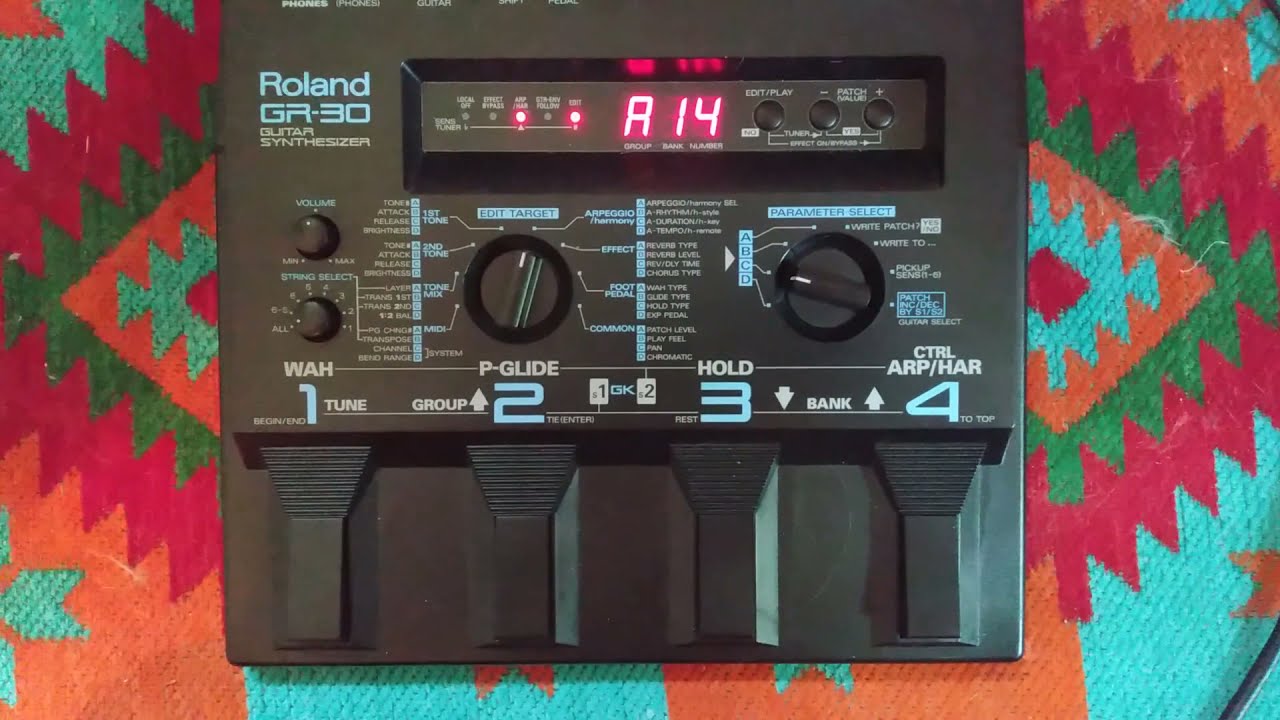 Harmonist Function Roland GR-30 - YouTube