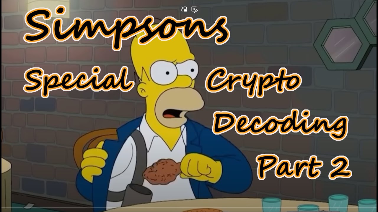 Simpsons Crypto Message (part 2 of 5) - YouTube