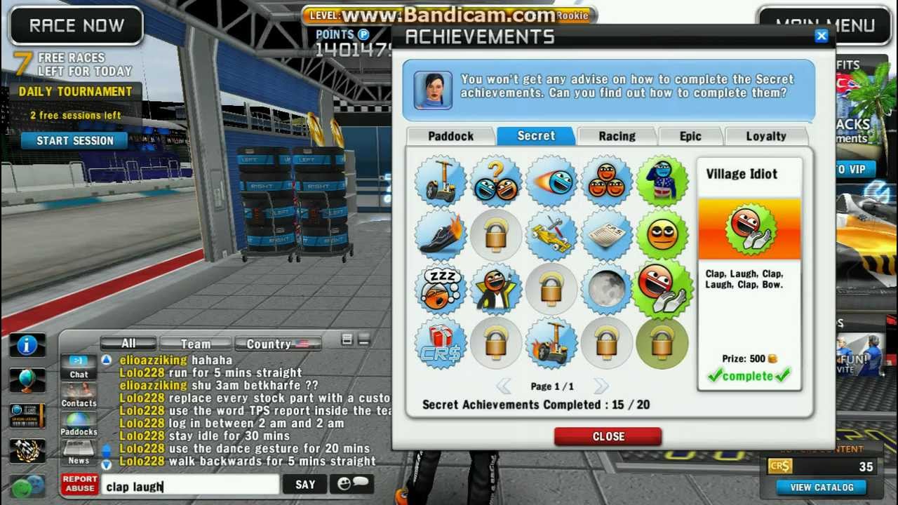 **Superstar Racing Secret achievements** - YouTube