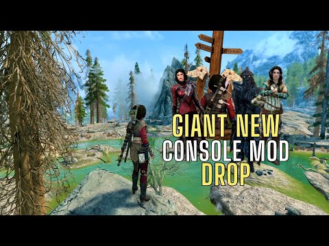 HUGE New Mod Drop For Skyrim PS4/PS5/XBOX/PC