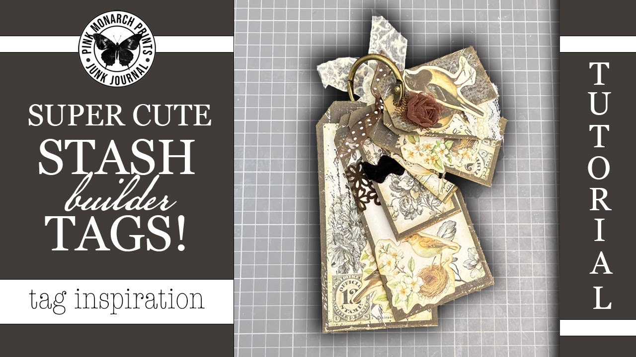 Stash Builder Tags! Use and layer your tags! #junkjournaling # ...