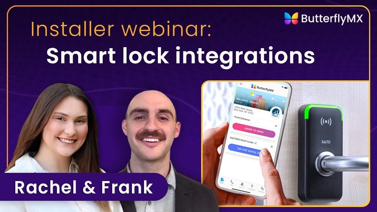 ButterflyMX - Smart Lock Installer Webinar - YouTube