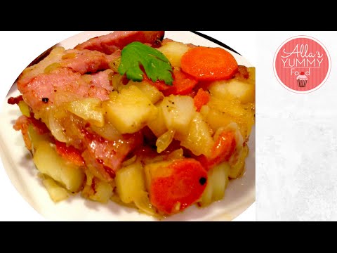 How to make Russian Meat Stew, Zharkoe Recipe - Жаркое из Свинины - YouTube
