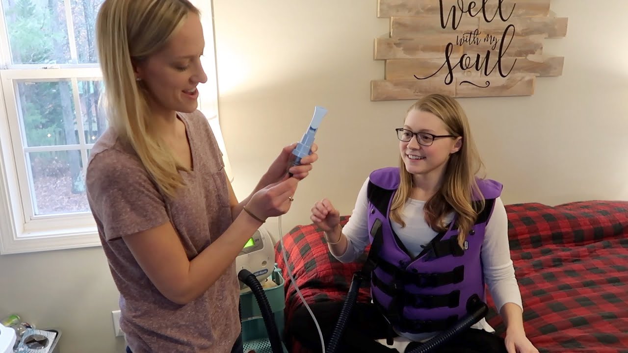 TEACHING A RESPIRATORY STUDENT MY CF MORNING ROUTINE! - YouTube