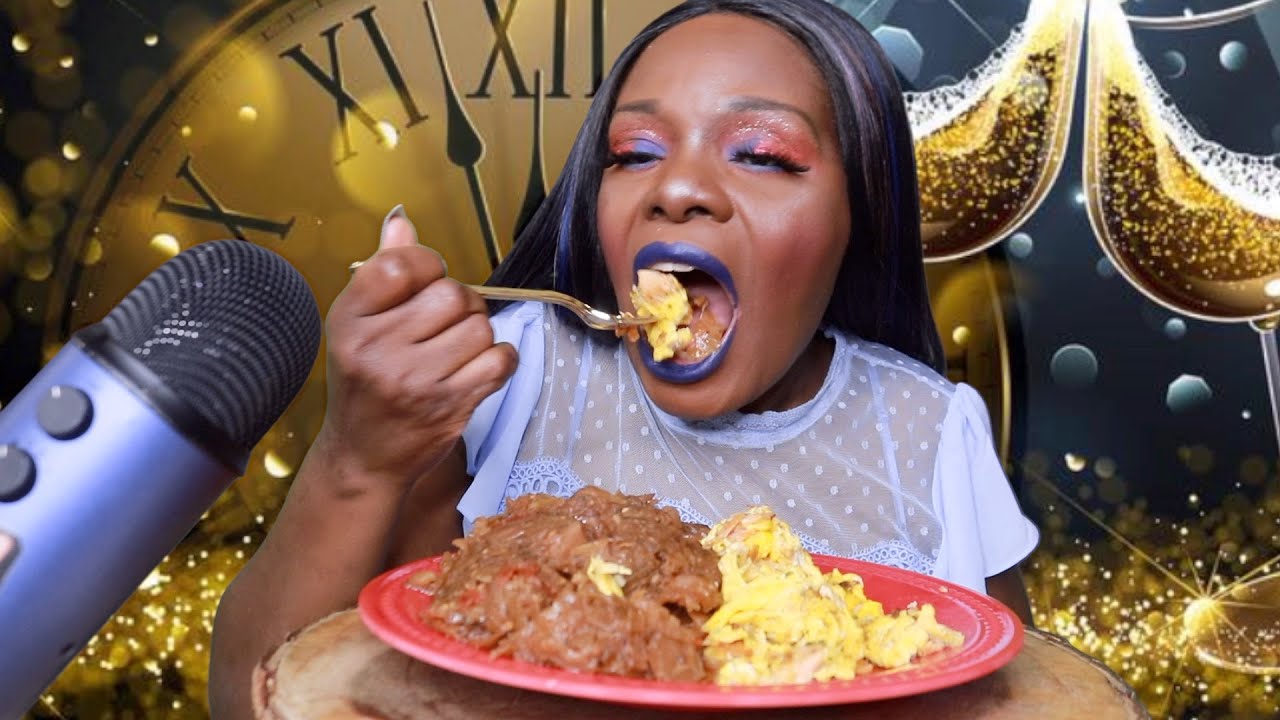 MY LAST MEAL FOR 2021 ASMR EATING SOUNDS - YouTube