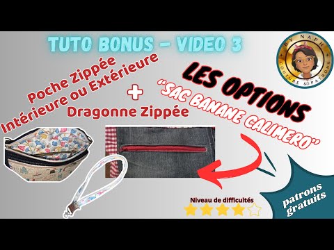 “CALIMERO” BEL ÇANTASI EK SEÇENEKLERİ – İÇ VEYA DIŞ FERMUARLI CEP + FERMUARLI BİLEKLİK