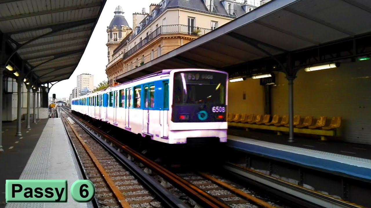 Passy | Line 6 : Paris métro ( RATP MP73 ) - YouTube