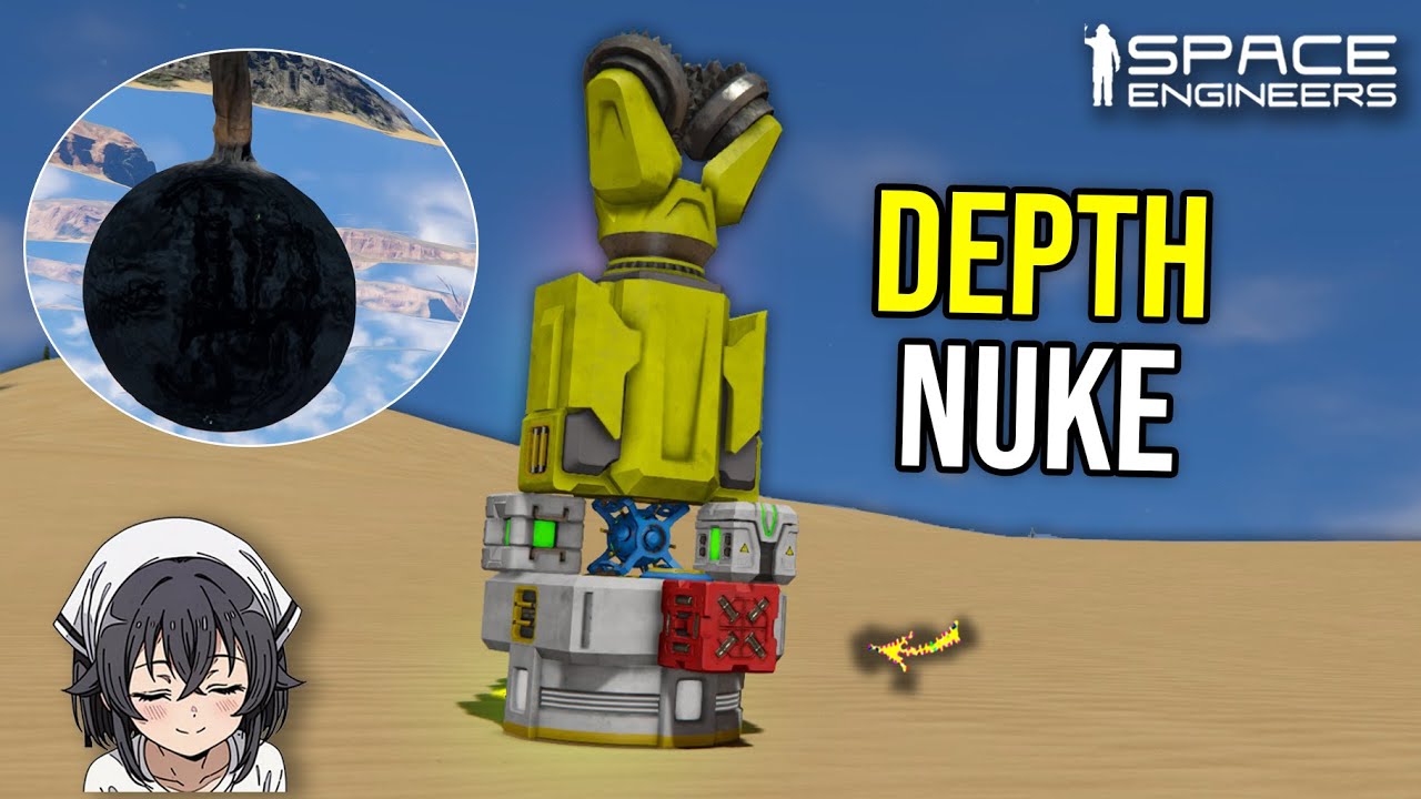 Automated Subterranean Sphere Ejector Nuke, Space Engineers - YouTube