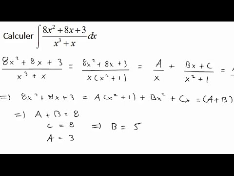 Intégration à l'aide de fractions partielles 2 - YouTube