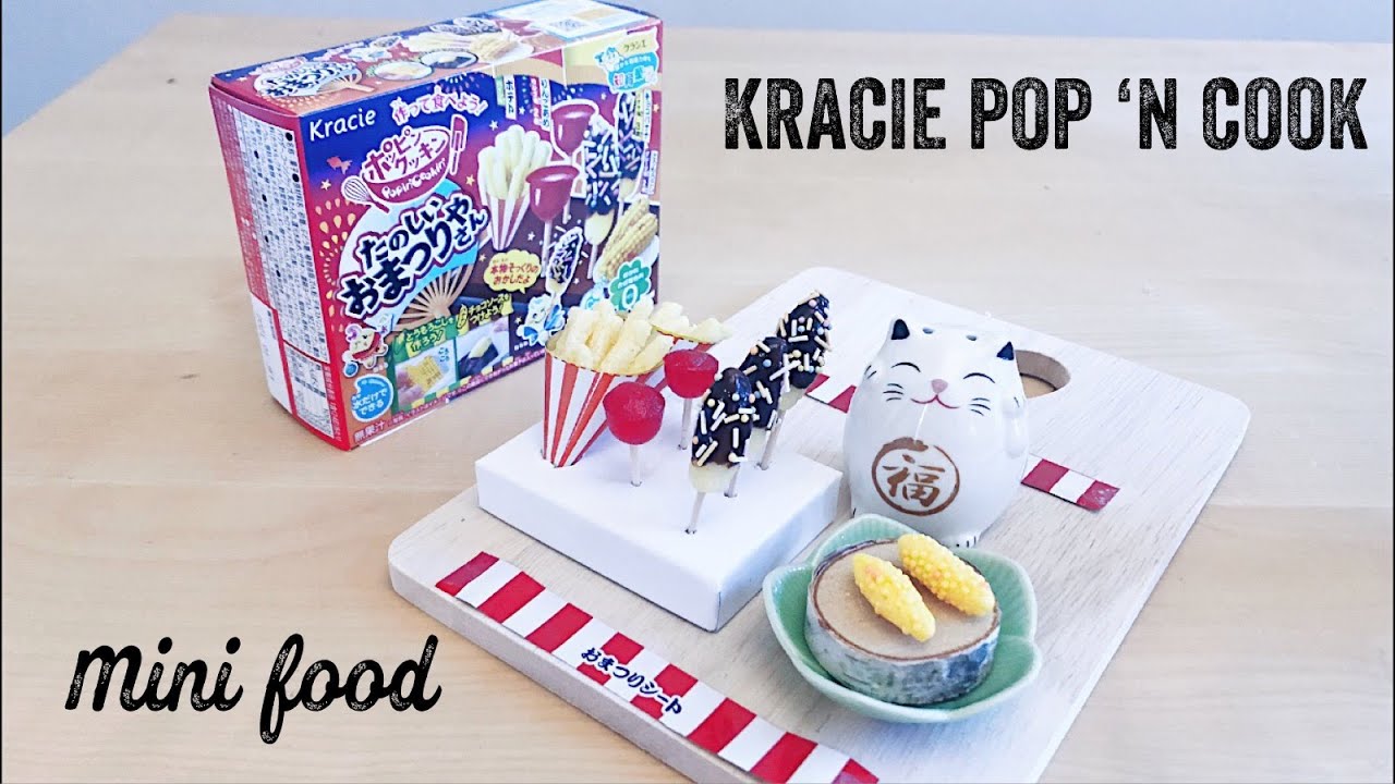 DIY Kracie Pop'n Cook Happy Kitchen Cooking - Japanese Festival Foods ...