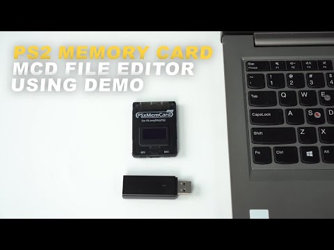 PS2 Memory Card MCD File Editor Using Demo - YouTube