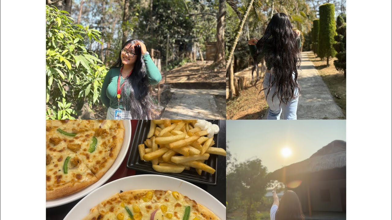 College ki internal study tour chtpagi video // pinewood garden //26.2.2025 - YouTube