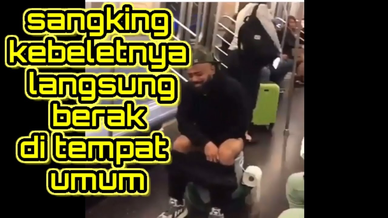 Video lucu,berak di tempat umum |lucu ig - YouTube