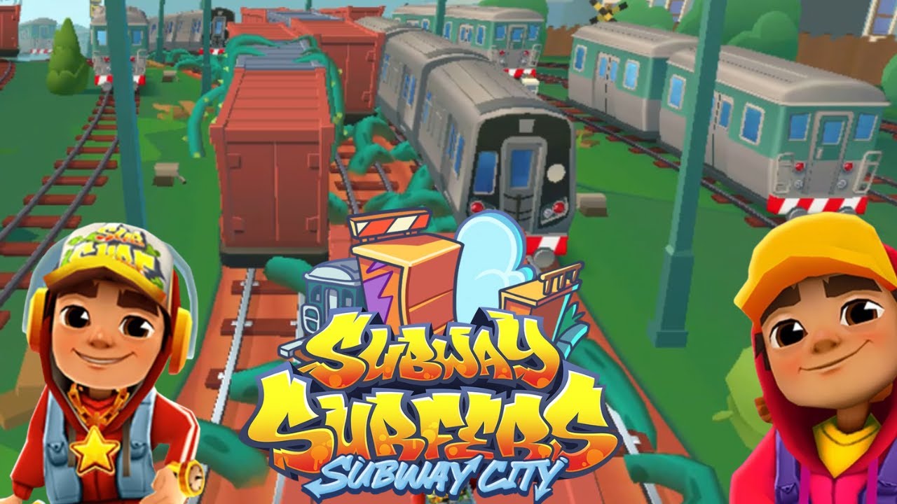 SUBWAY SURFERS : SUBWAY CITY NO FLOOR CHALLENGE! Game Play With JAKE ...