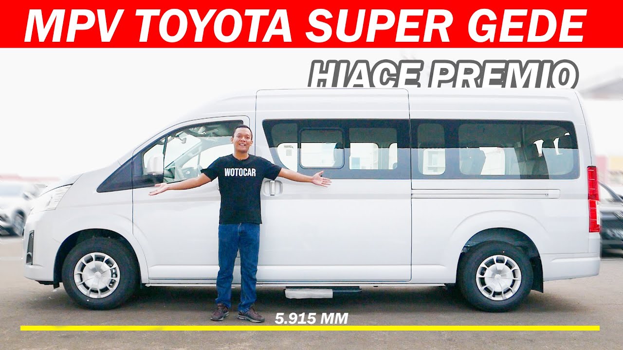 Toyota Hiace Premio Indonesia | 12 Penumpang | Bisa Buat Campervan ...