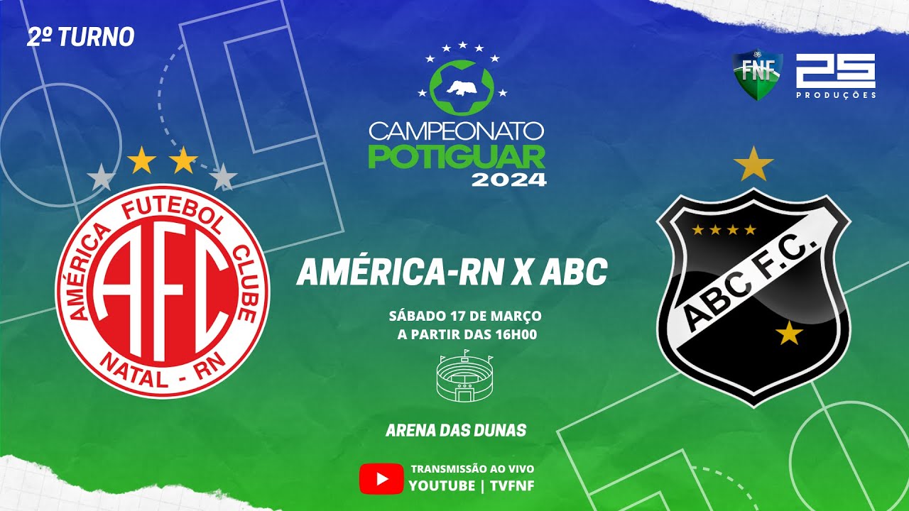 (🔴 AO VIVO) AMÉRICA-RN X ABC | POTIGUAR - 2024 - YouTube