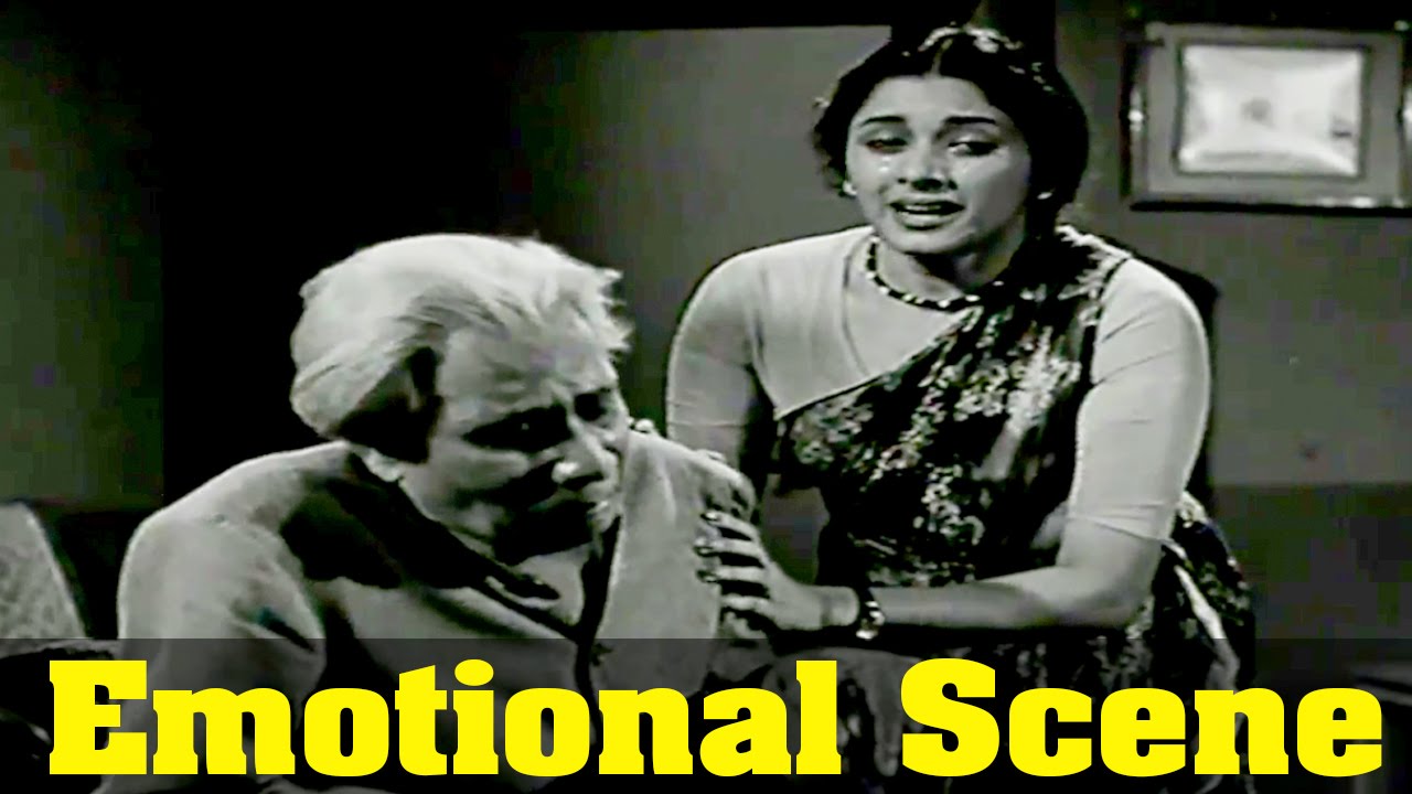 Raja Rani Movie : Padmini, Emotional By Her Grand Father - YouTube