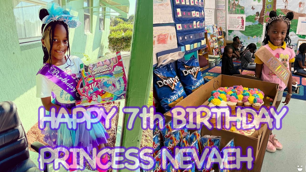 HAPPY 7TH BIRTHDAY| NEVAEH TURNS 7 🥳🎉🎁🥳🥹🎉 - YouTube