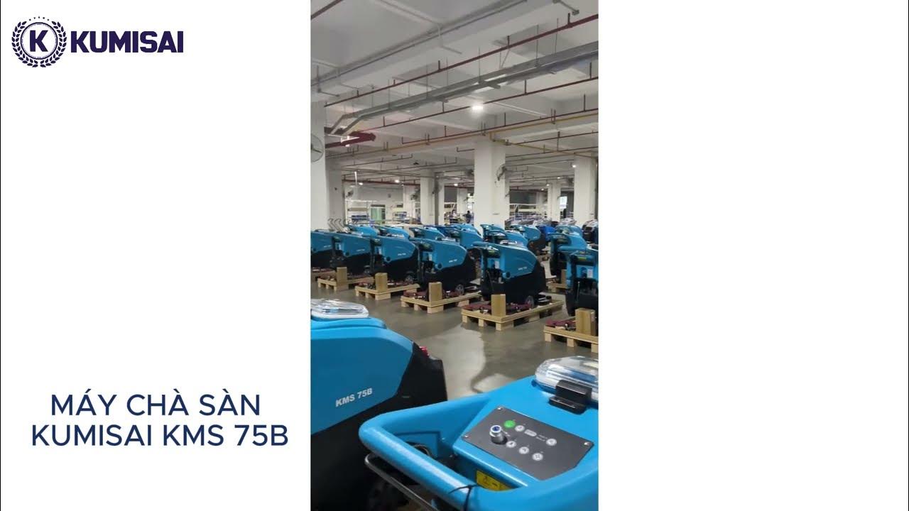 Về hàng số lượng lớn máy chà sàn liên hợp Kumisai Kms 75B - YouTube