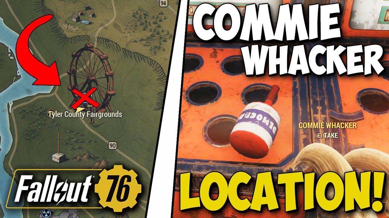 Fallout 76 - Commie Whacker Location - YouTube