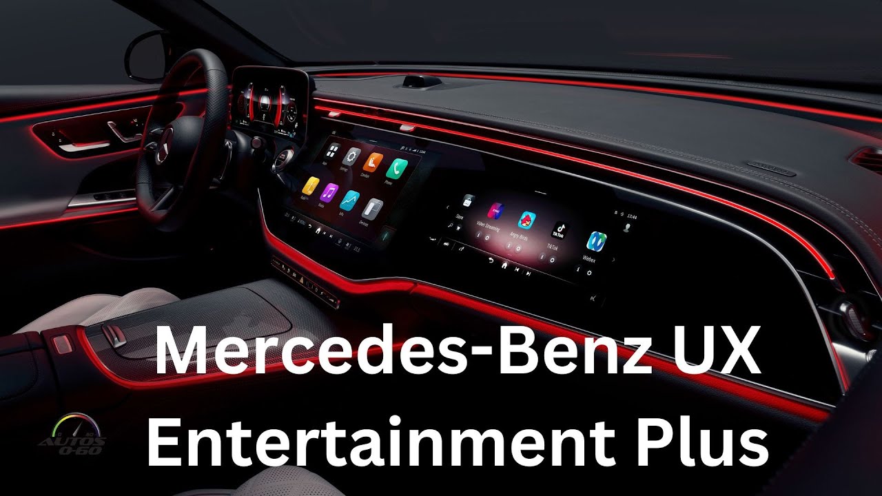 Mercedes-Benz UX Entertainment Plus debutará en el nuevo E Class 2024 ...
