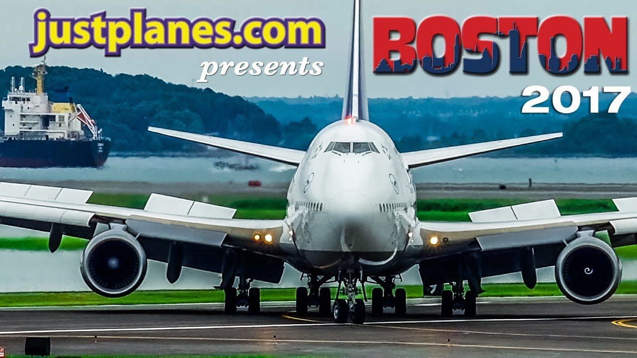 GREAT PLANE SPOTTING : Boston Airport - YouTube