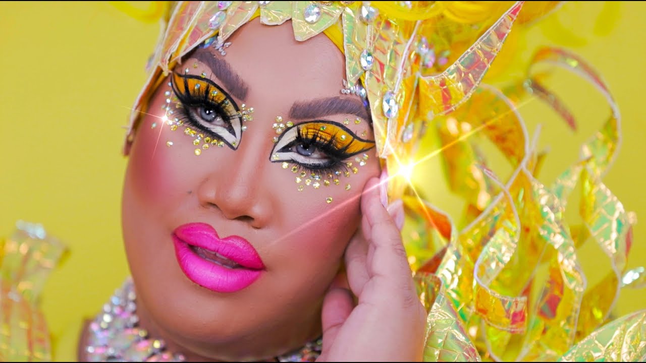 YELLOW DRAG QUEEN TRANSFORMATION PatrickStarrr