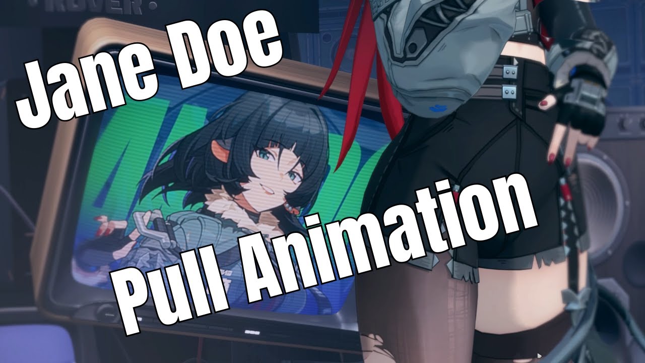 Jane Doe Pull Animation - Zenless Zone Zero - YouTube
