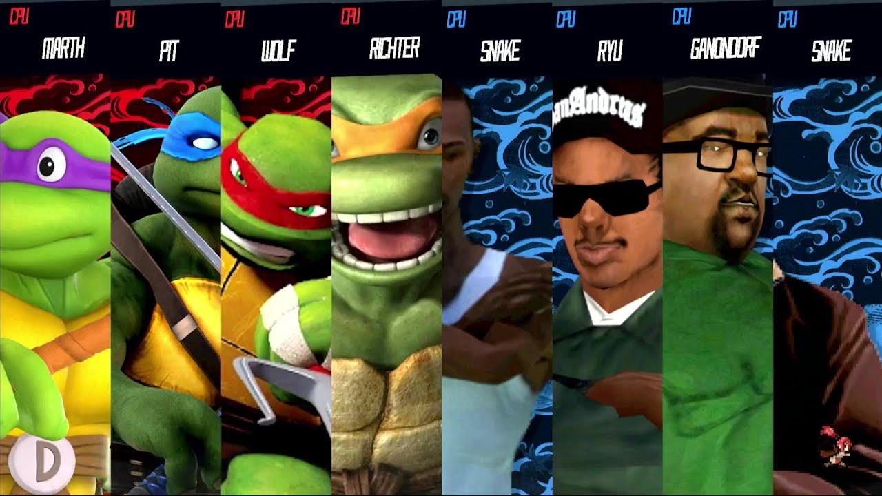 TMNT vs GTA - Requested Battle - YouTube