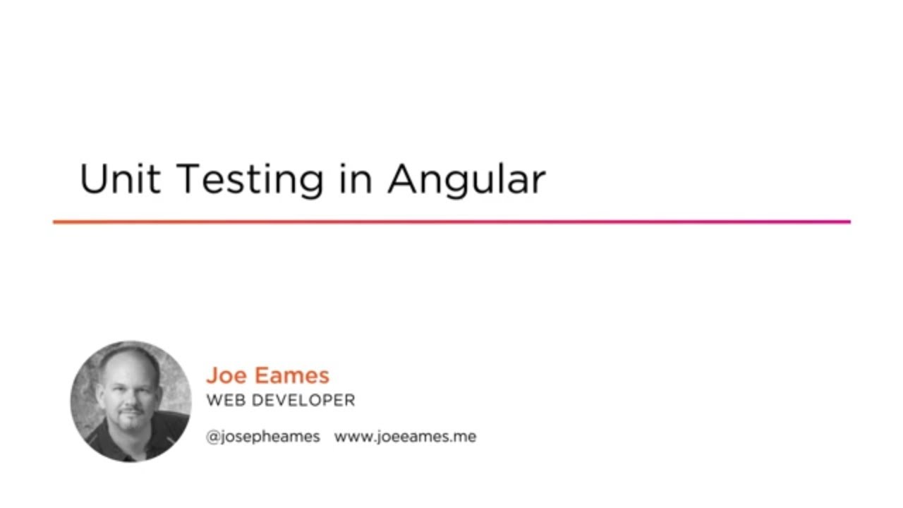 Unit Testing in Angular 12 - Course Preview - YouTube