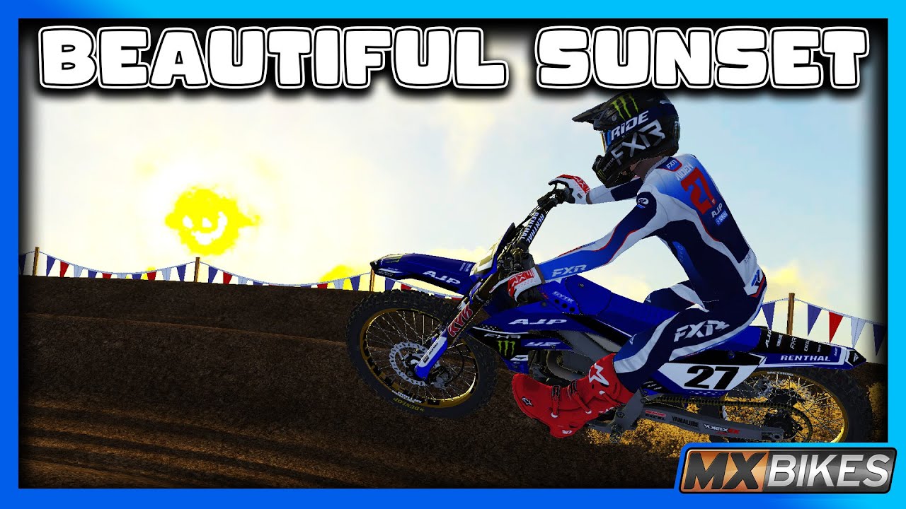 This Track Has A BEAUTIFUL SUNSET In MX Bikes - YouTube