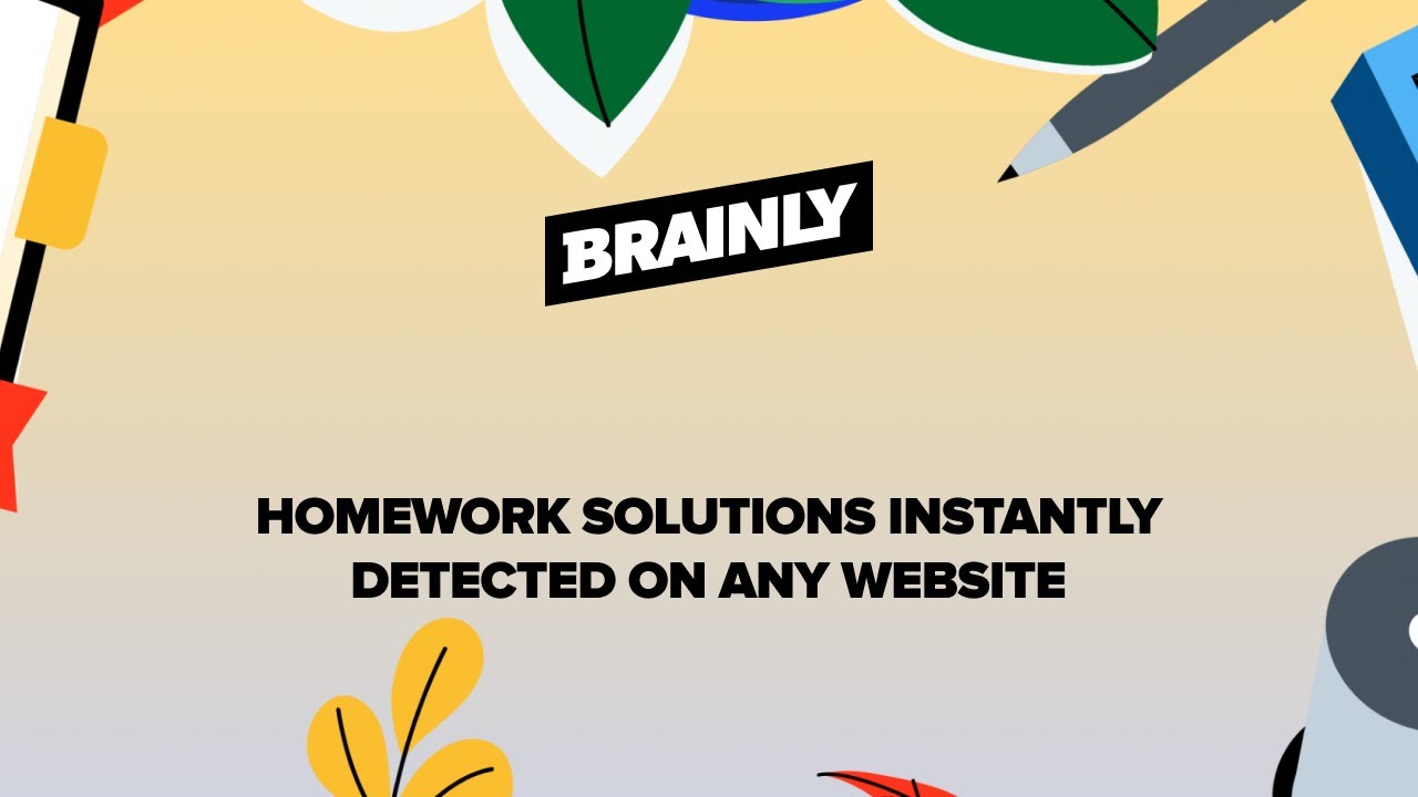Get the Brainly Homework Help Chrome Extension - YouTube