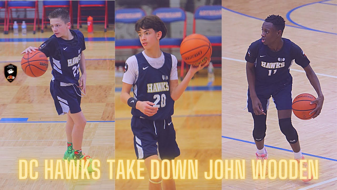 7th grade Dc hawks take down John Wooden! Q.Voltz drops 18 on a bad ...