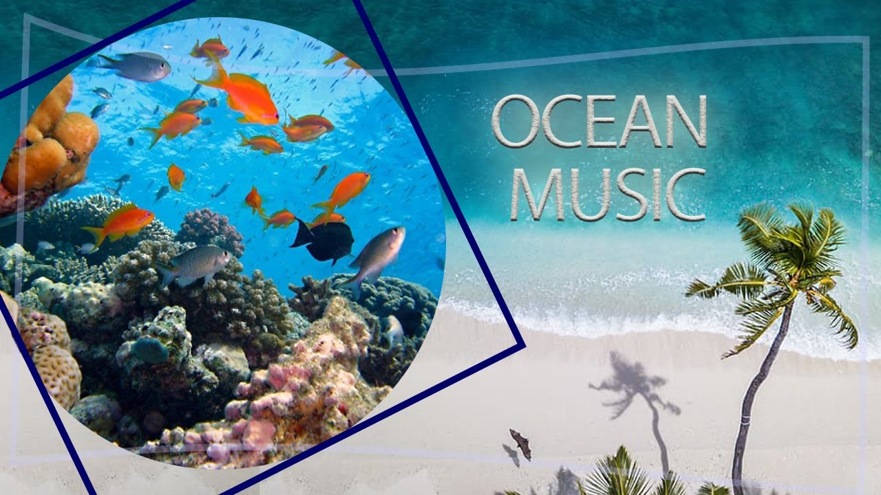Soothing music and ocean waves - YouTube