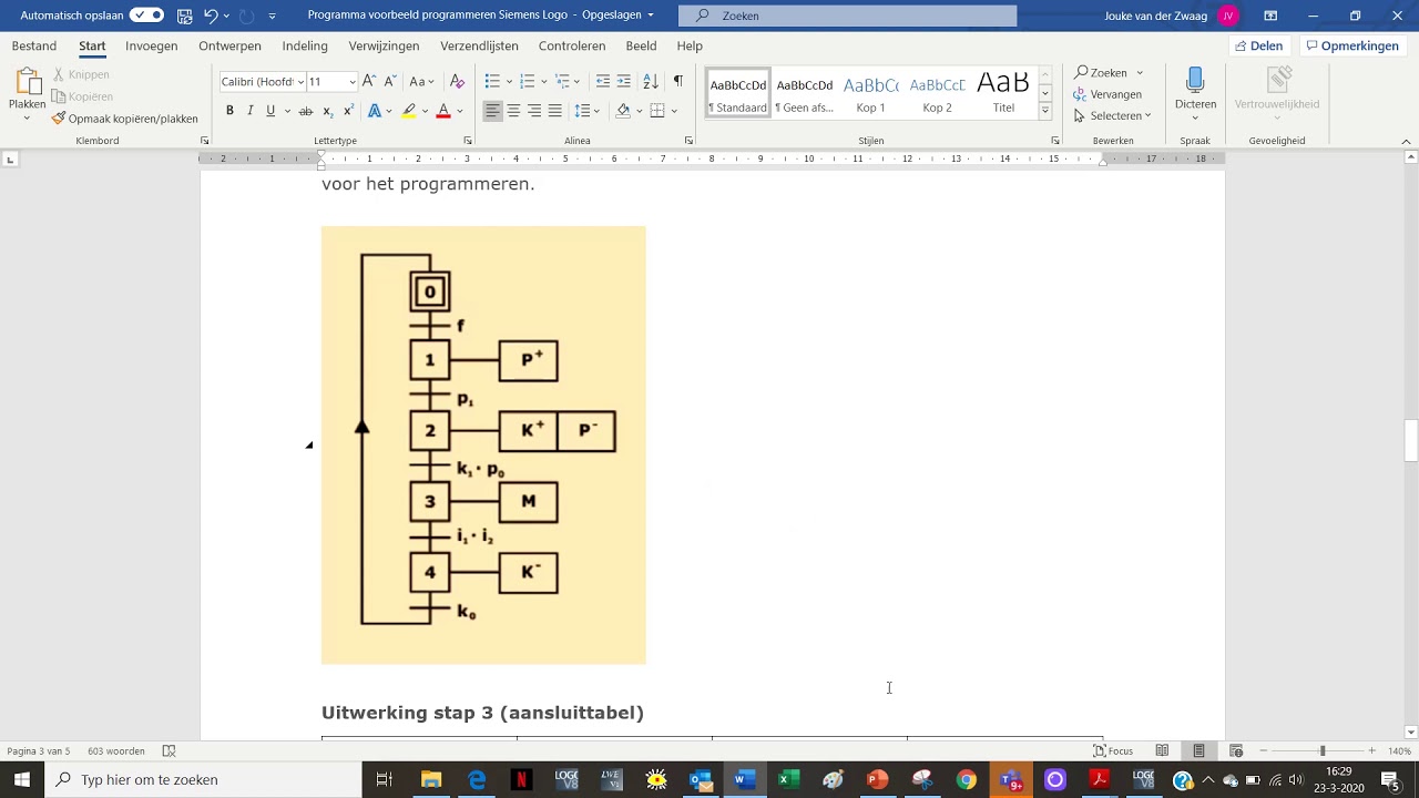 Siemens LOGO tutorial 3 : Volgordeproces vanuit een functiediagram ...