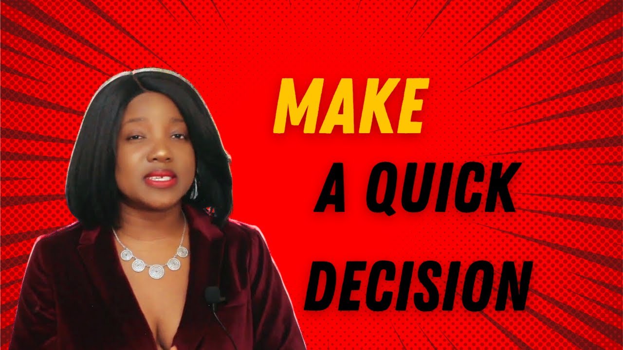 The Power Of Decision Making 2 | Making Great Decisions | Avoid ...