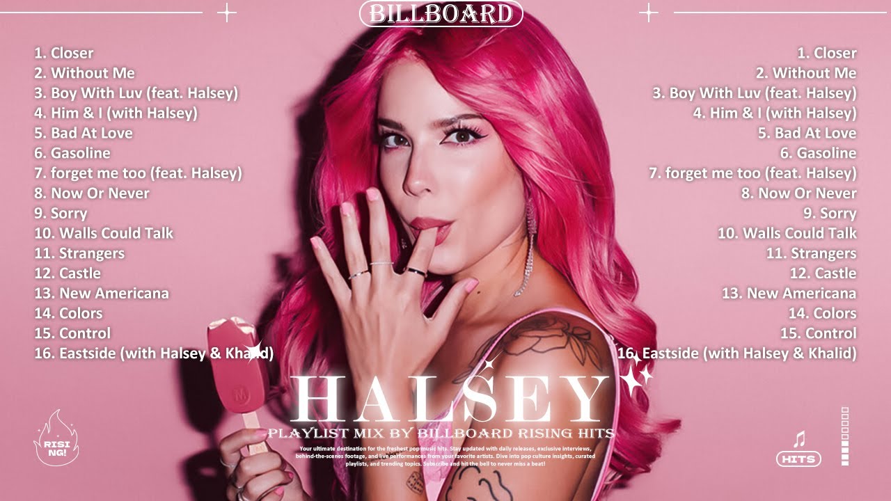 Halsey Greatest Hits Full Album 2024 - Halsey Best Songs Playlist 2024 ...