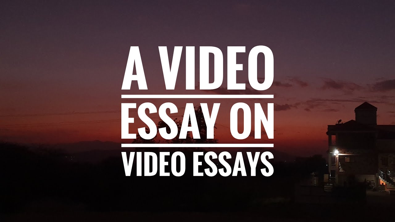 THE REALITY behind VIDEO ESSAYS || A video essay on video essays ...
