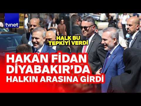 Diyarbakır halkının Hakan Fidan'a tepkisi böyle oldu!