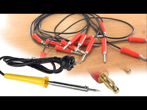 How to Solder a Banana Connector (Jack) / Simple and Easy soldering ...